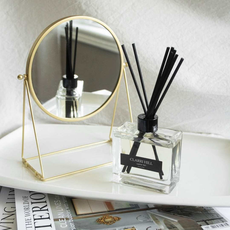 Leather Noir Reed Diffuser | Made In Toronto, Canada - CLARRI HILL